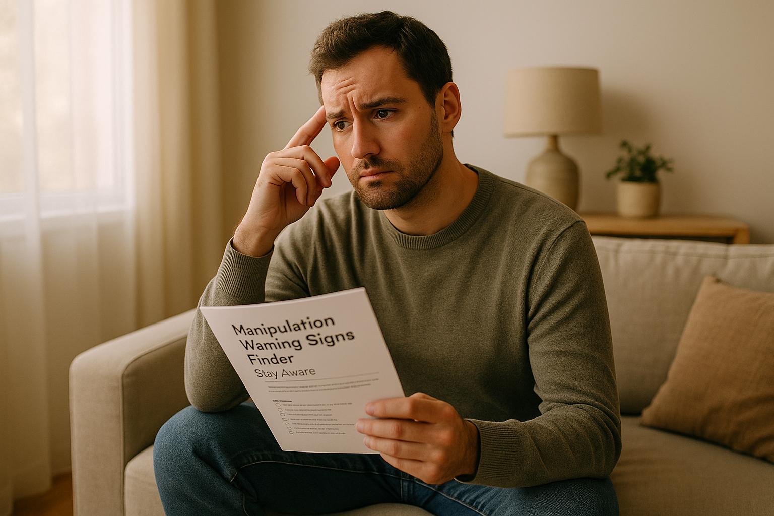 Manipulation Warning Signs Finder: Stay Aware
