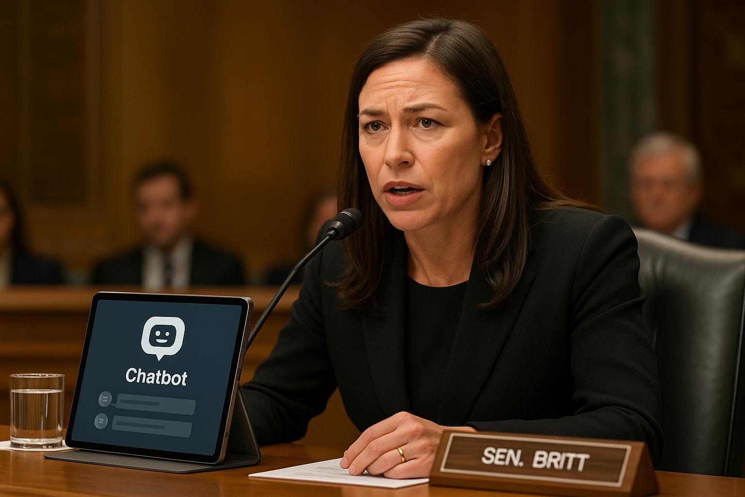 Senator Katie Britt Addresses AI Chatbot Risks in Senate Hearing
