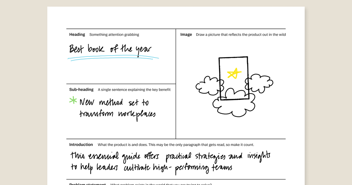 Press release workbook | reMarkable Methods | reMarkable Methods