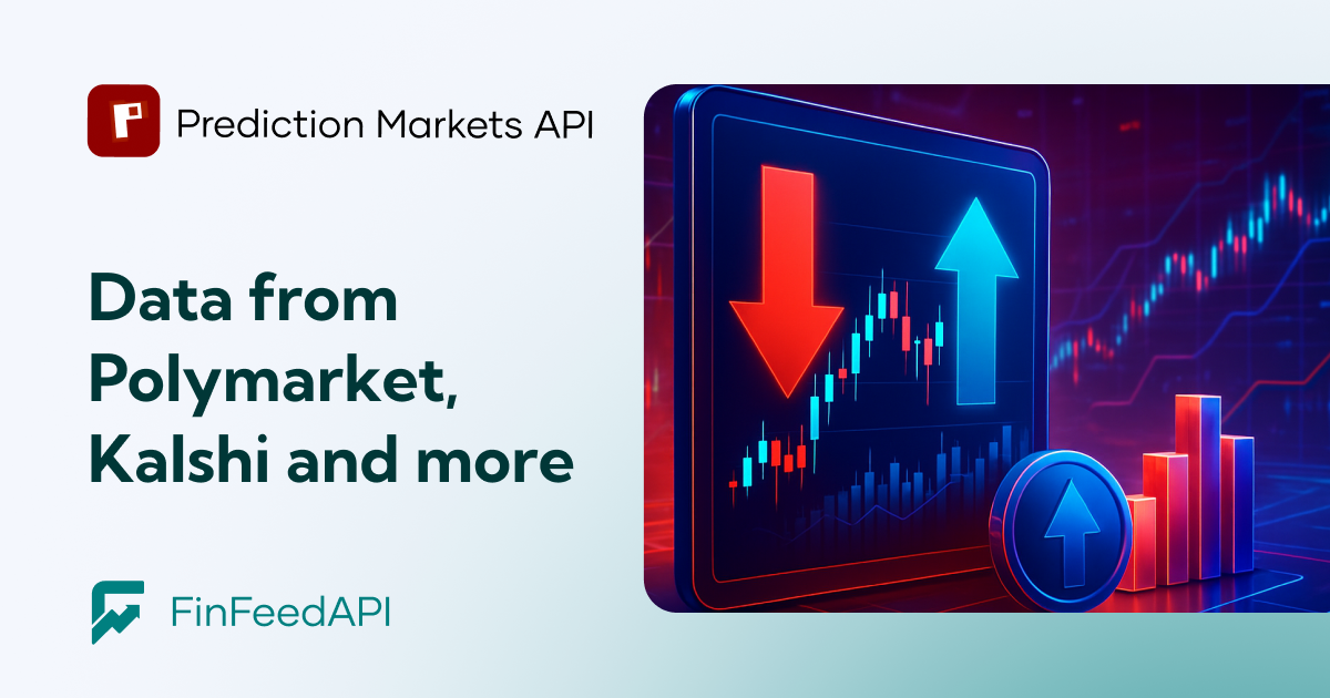 Prediction Markets API | Data for Polymarket, Kalshi & More | FinFeedAPI - Prediction Markets API