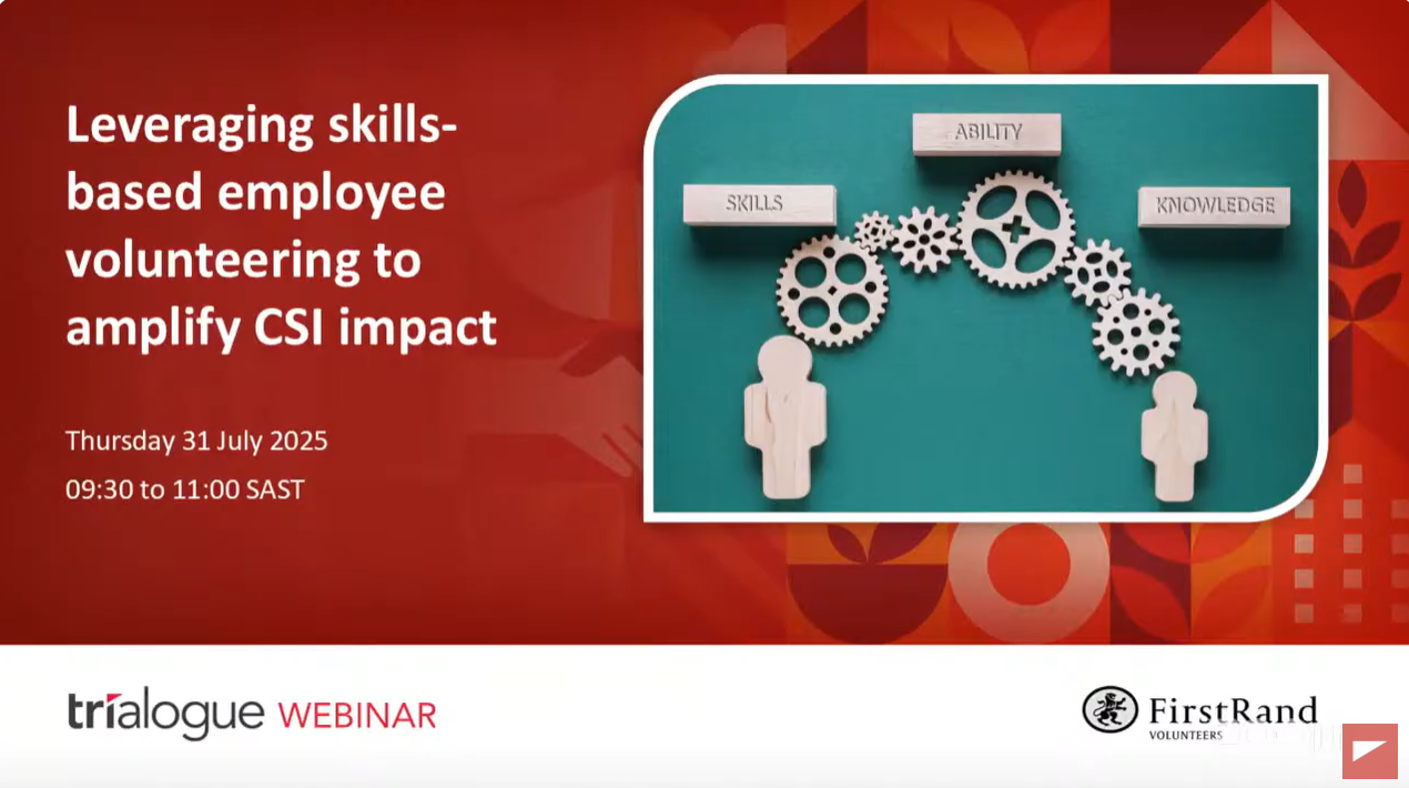 [WEBINAR] Leveraging skills-based employee volunteering to amplify CSI ...