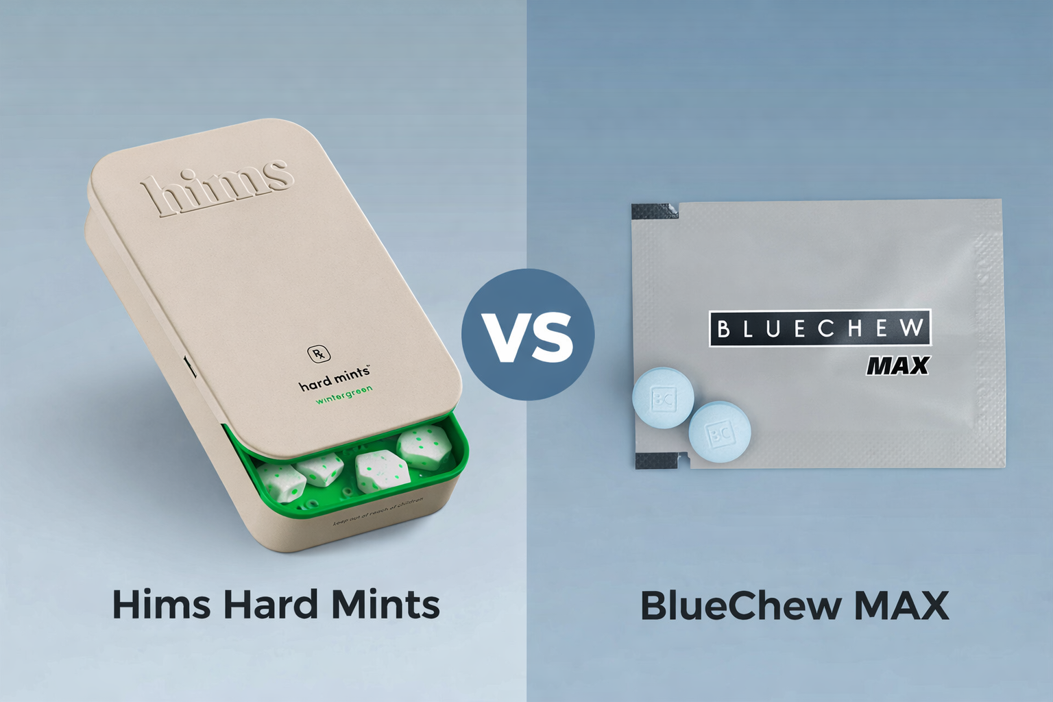 BlueChew MAX vs. Hims Hard Mints: Comparing Two Leading Chewable ED ...