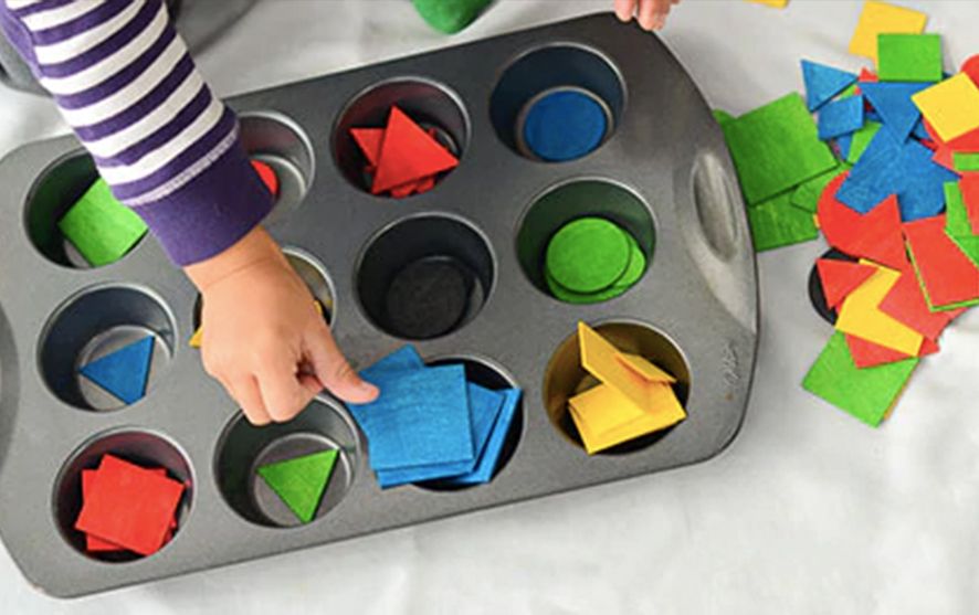 Muffin tin sorting | N Family Club