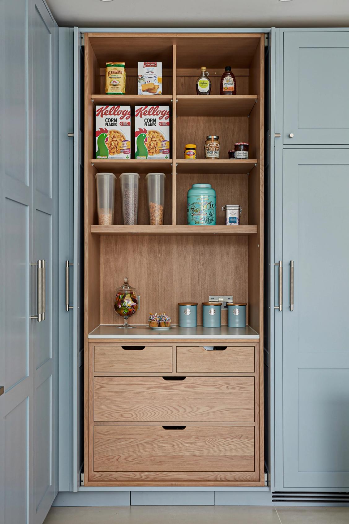 Sola Kitchens | Internal Solutions - Larders & Workstations