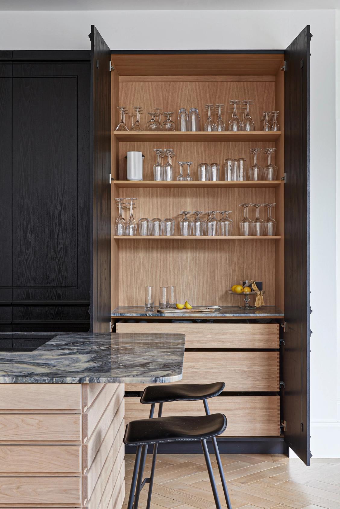 Sola Kitchens | Internal Solutions - Larders & Workstations