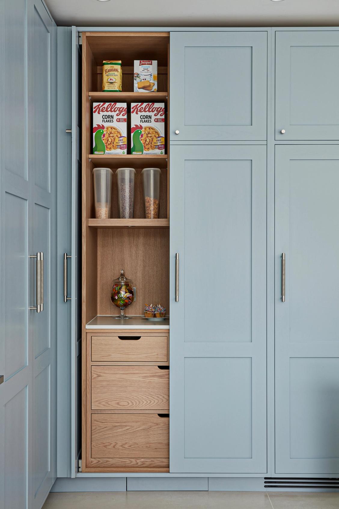 Sola Kitchens | Internal Solutions - Larders & Workstations