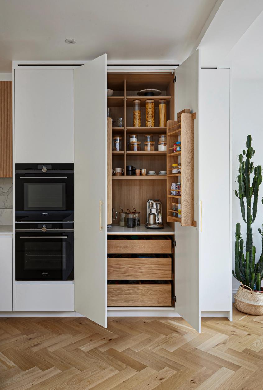 Sola Kitchens | Internal Solutions - Larders & Workstations