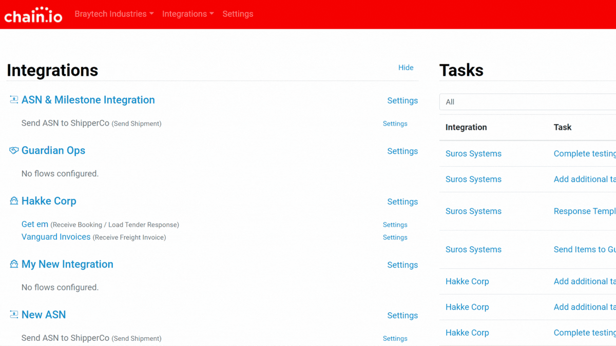 Chain.io | Enhancing User Efficiency with a Color-Coded Navigation Bar