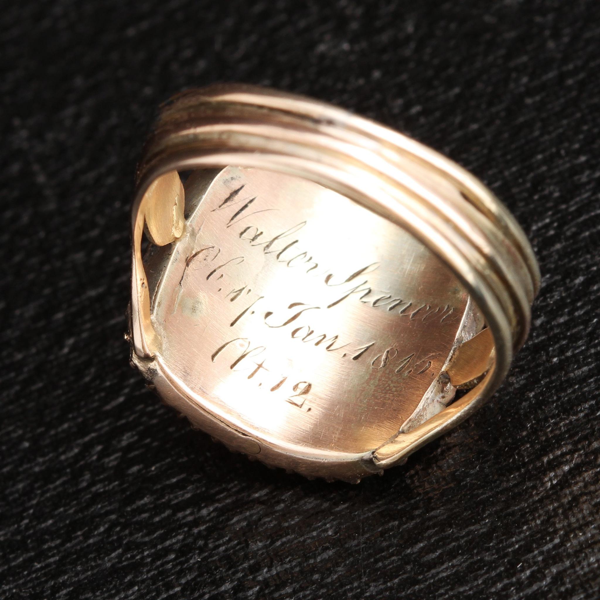 Georgian Weeping Willow Mourning Ring — Erica Weiner