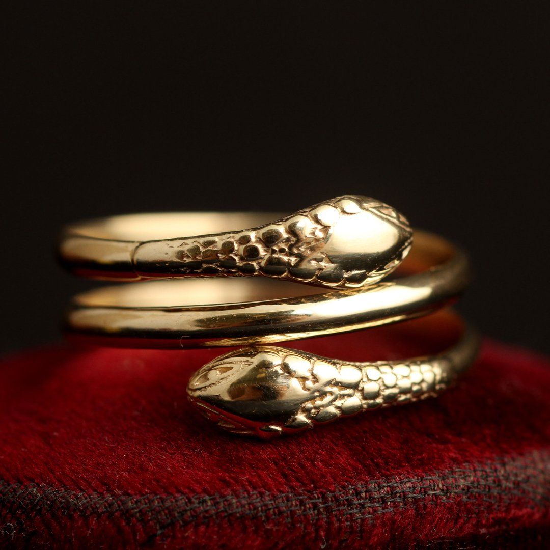 Two-Headed Snake Ring — Erica Weiner