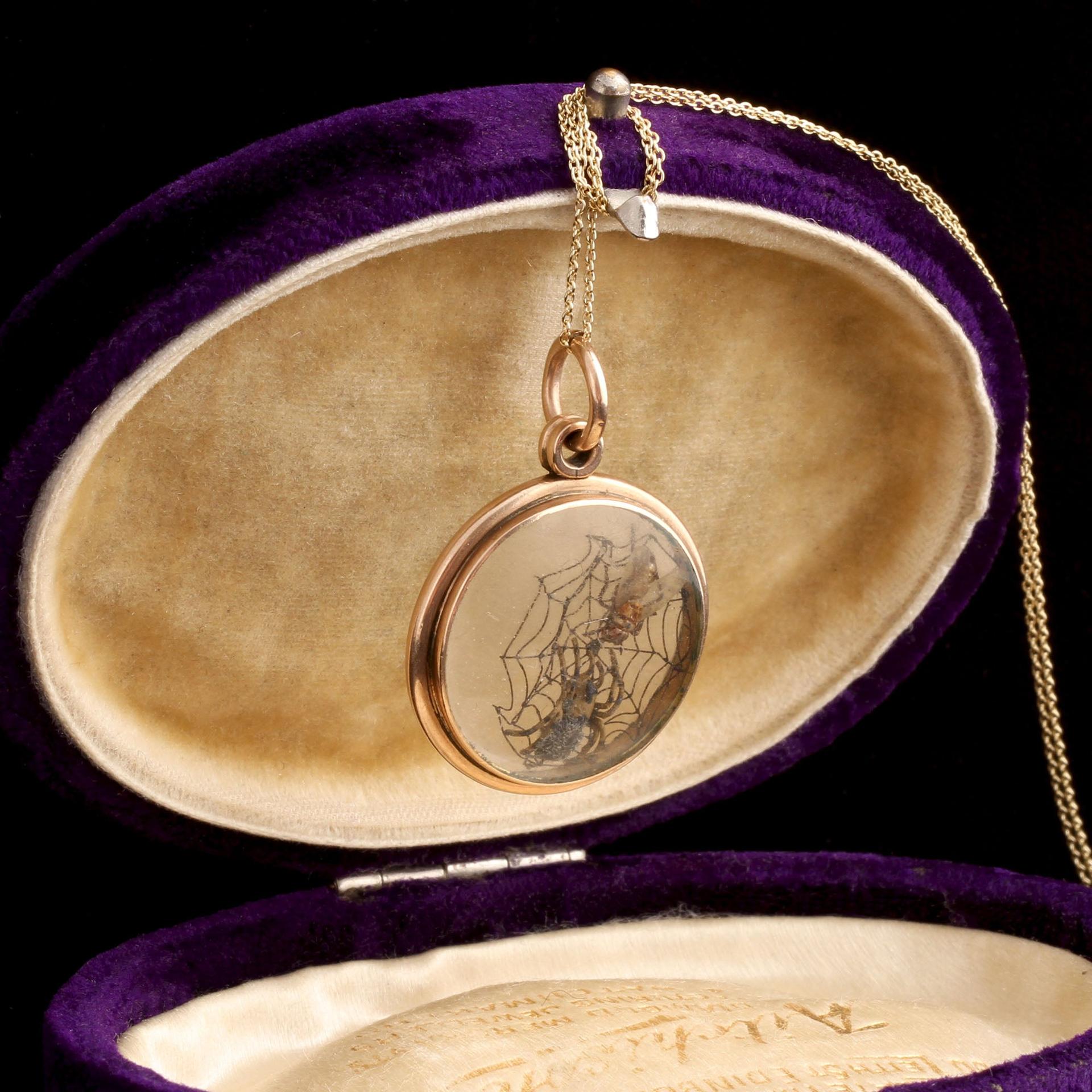 Victorian Spider & Fly Locket — Erica Weiner