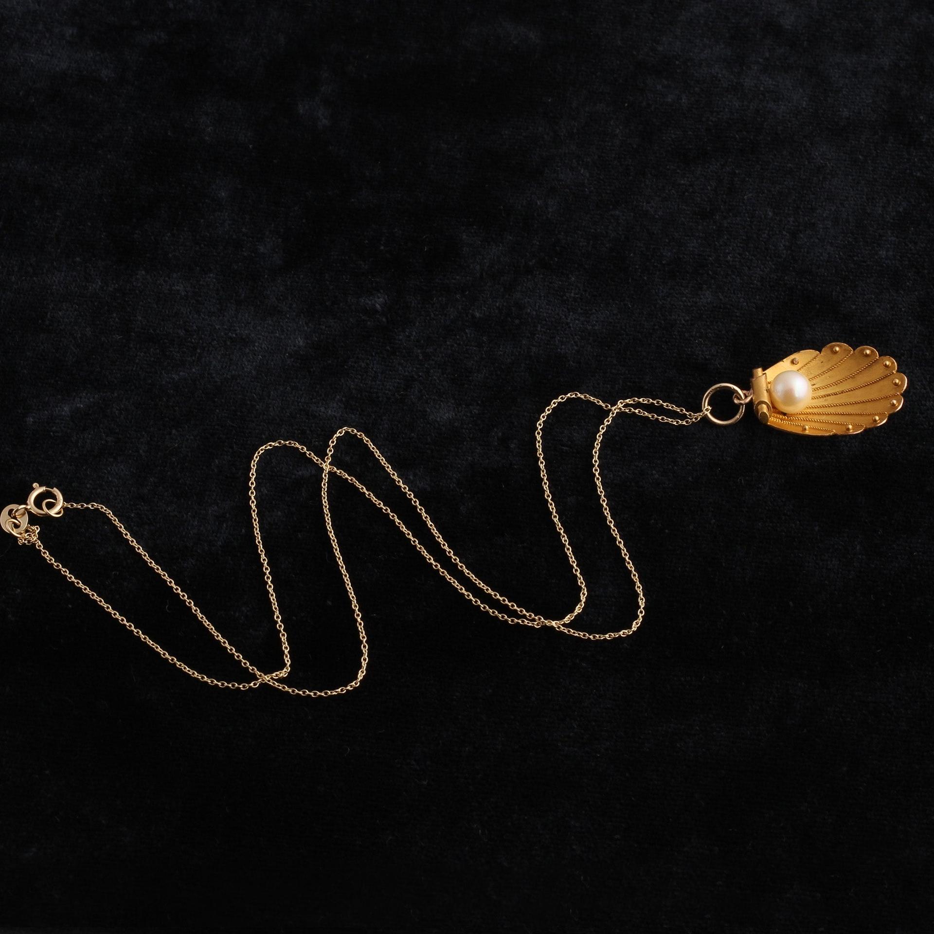 Victorian Shell & Pearl Necklace — Erica Weiner