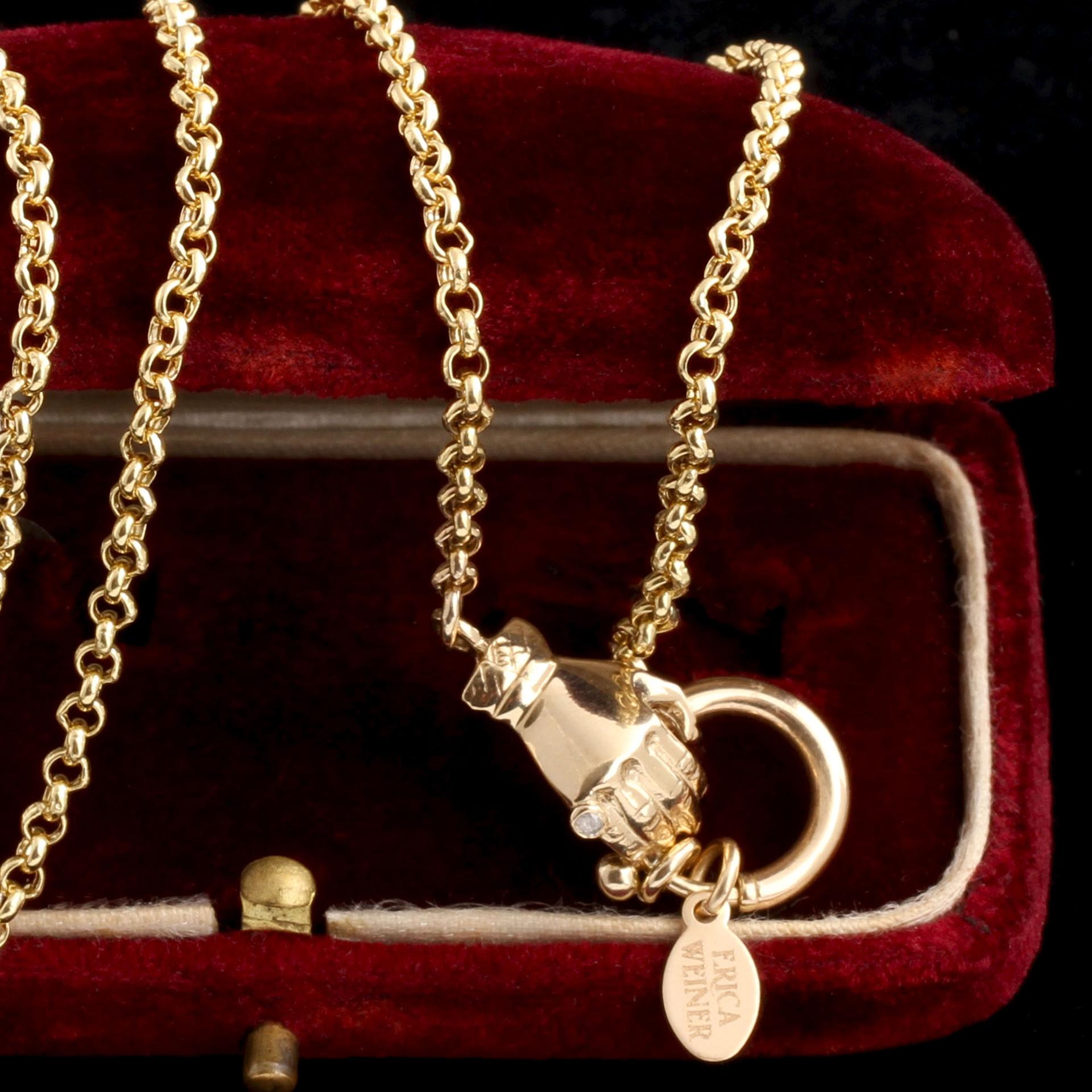 Handclasp Charm Base Necklace — Erica Weiner