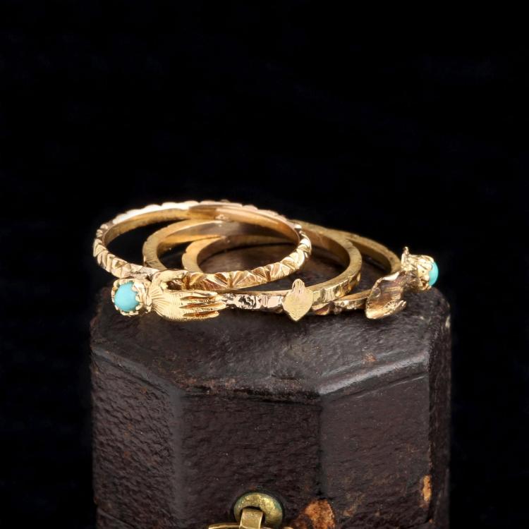 Georgian Fede Gimmel Ring — Erica Weiner