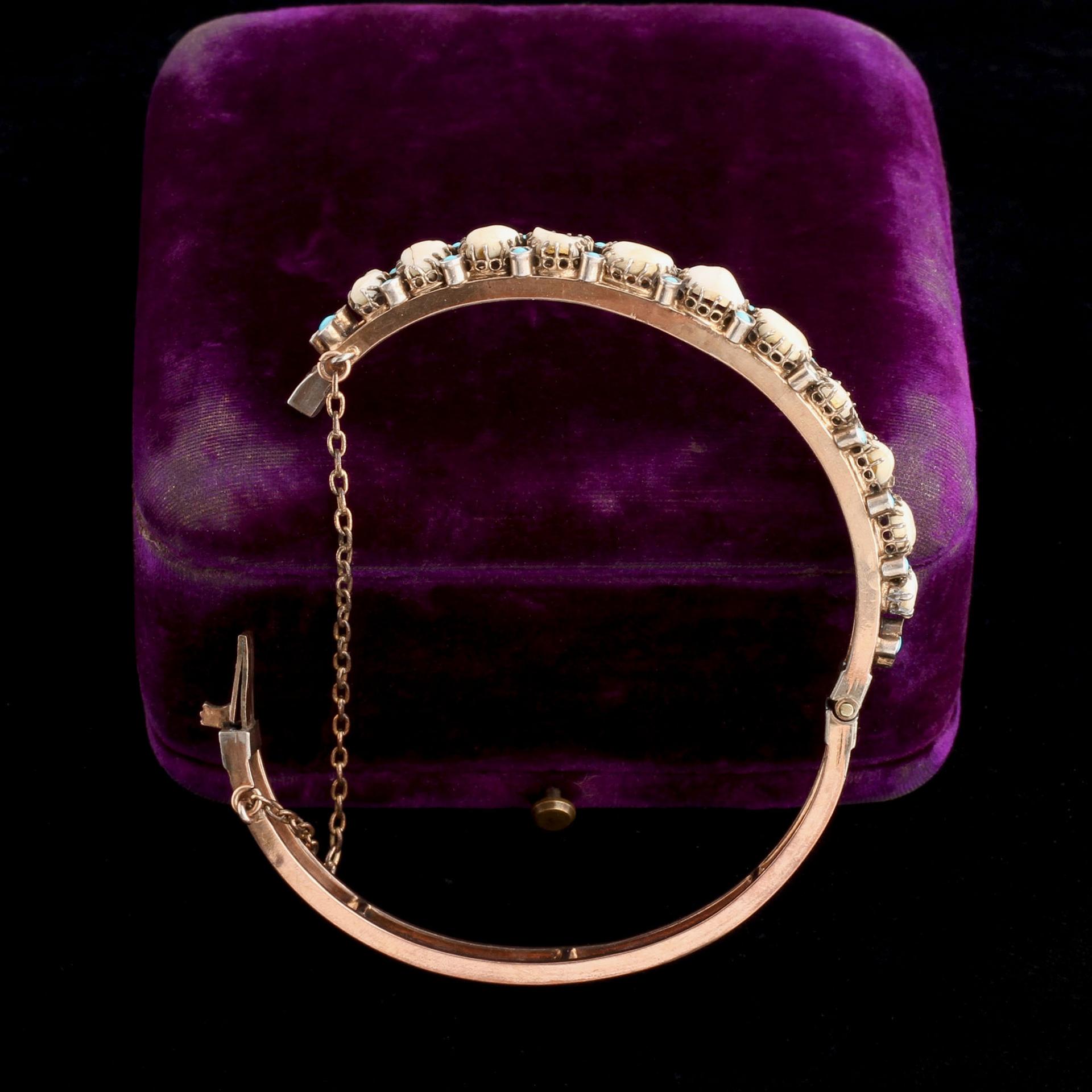 Edwardian Milk Teeth & Turquoise Bangle — Erica Weiner