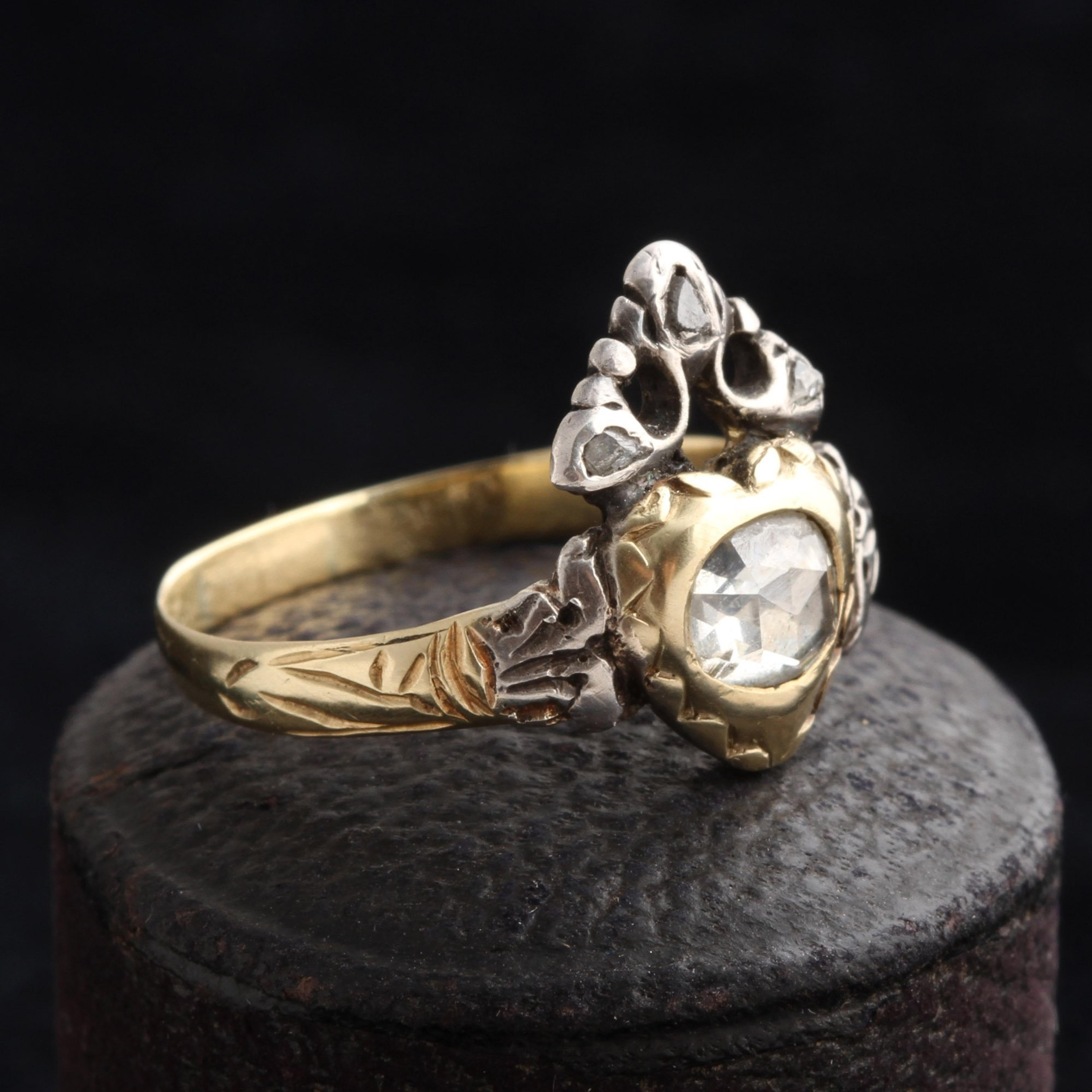 Georgian Crowned Heart Ring — Erica Weiner