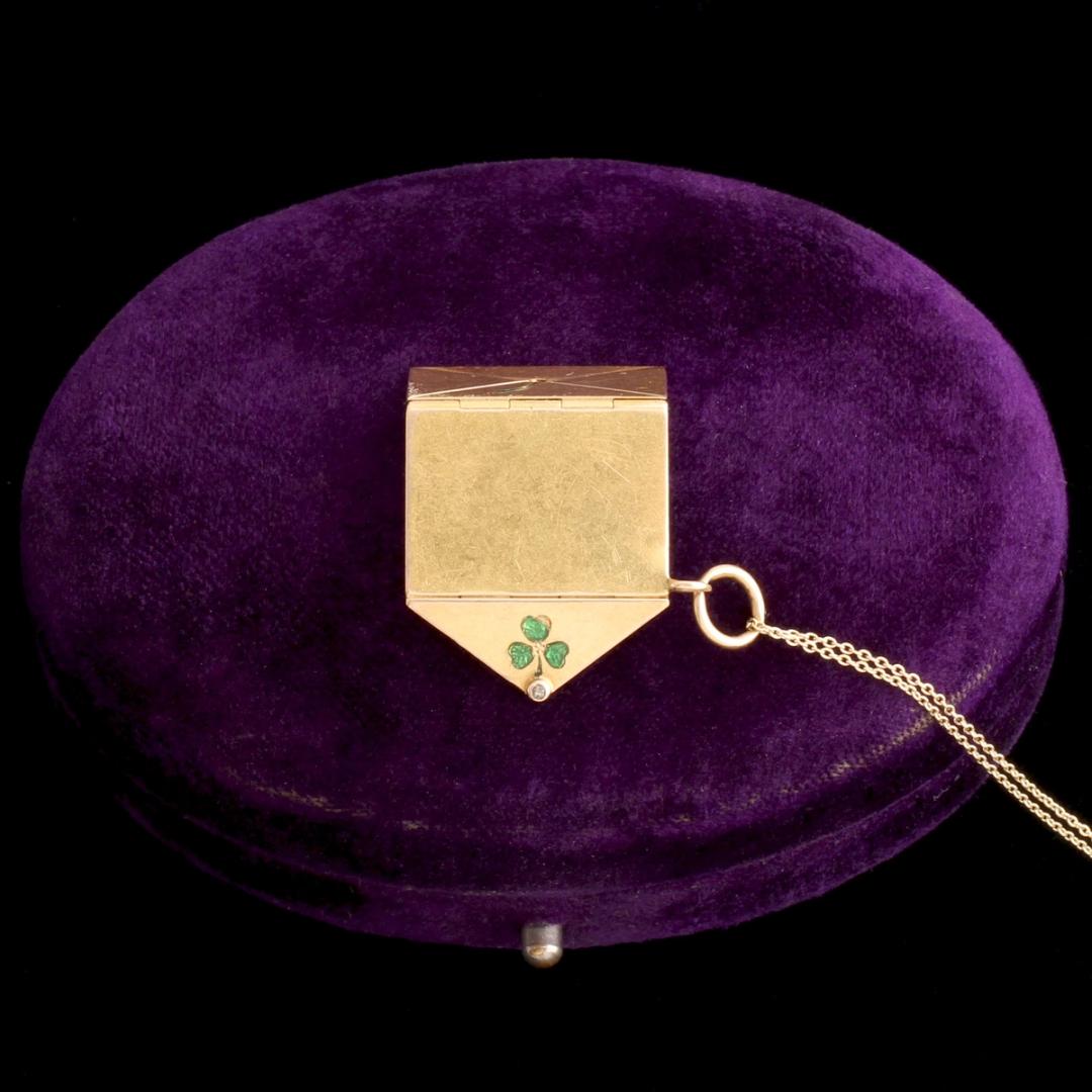 Victorian Shamrock Envelope Locket — Erica Weiner