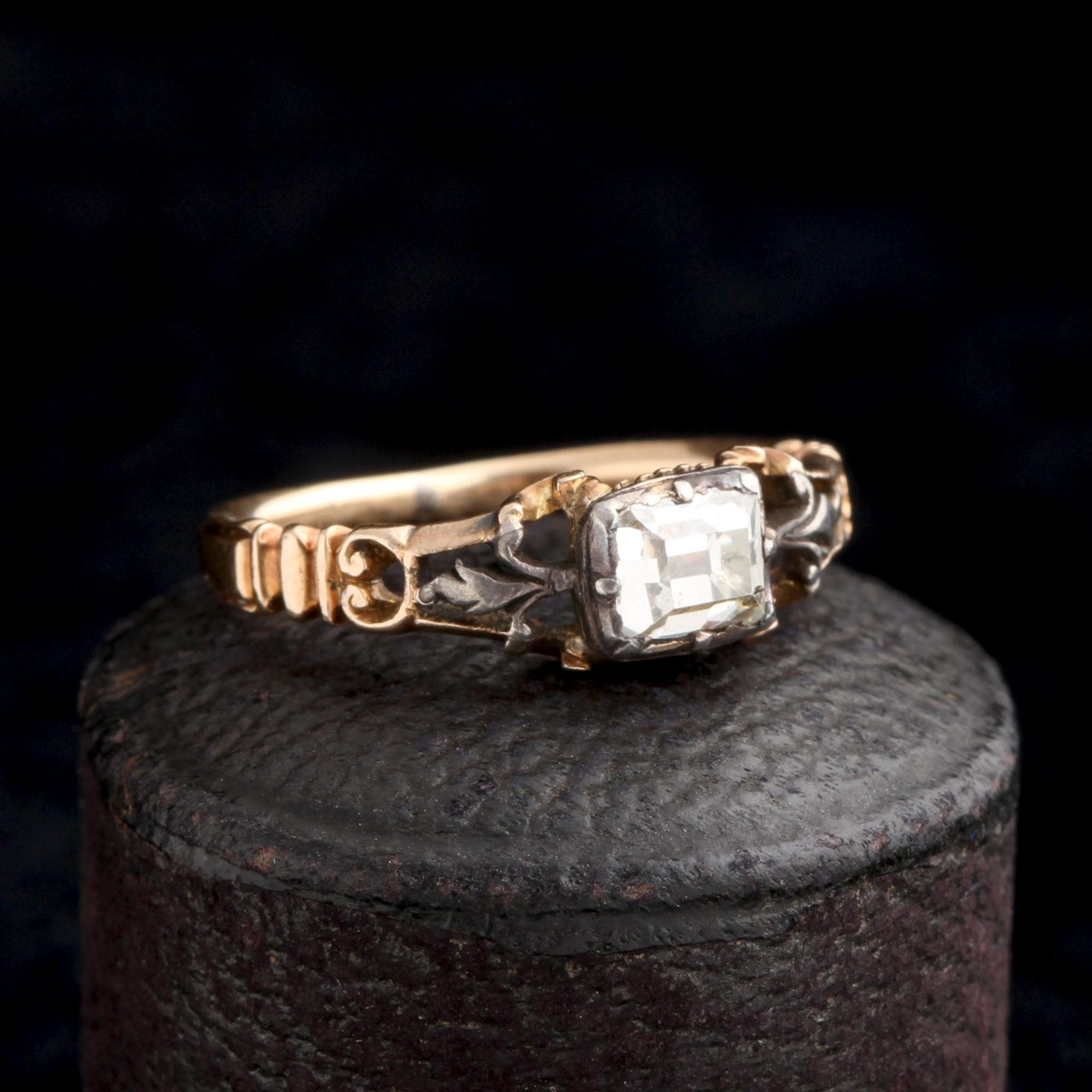 Late 18th Century Table Cut Diamond Ring — Erica Weiner
