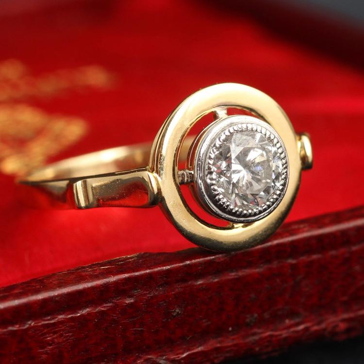 Omphalos Diamond Solitaire — Erica Weiner