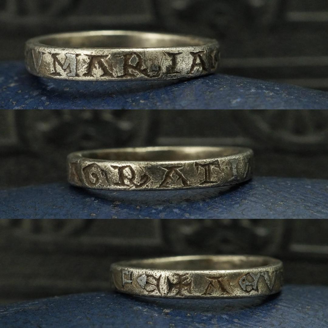 Medieval "Maria Gratia" Talismanic Ring — Erica Weiner