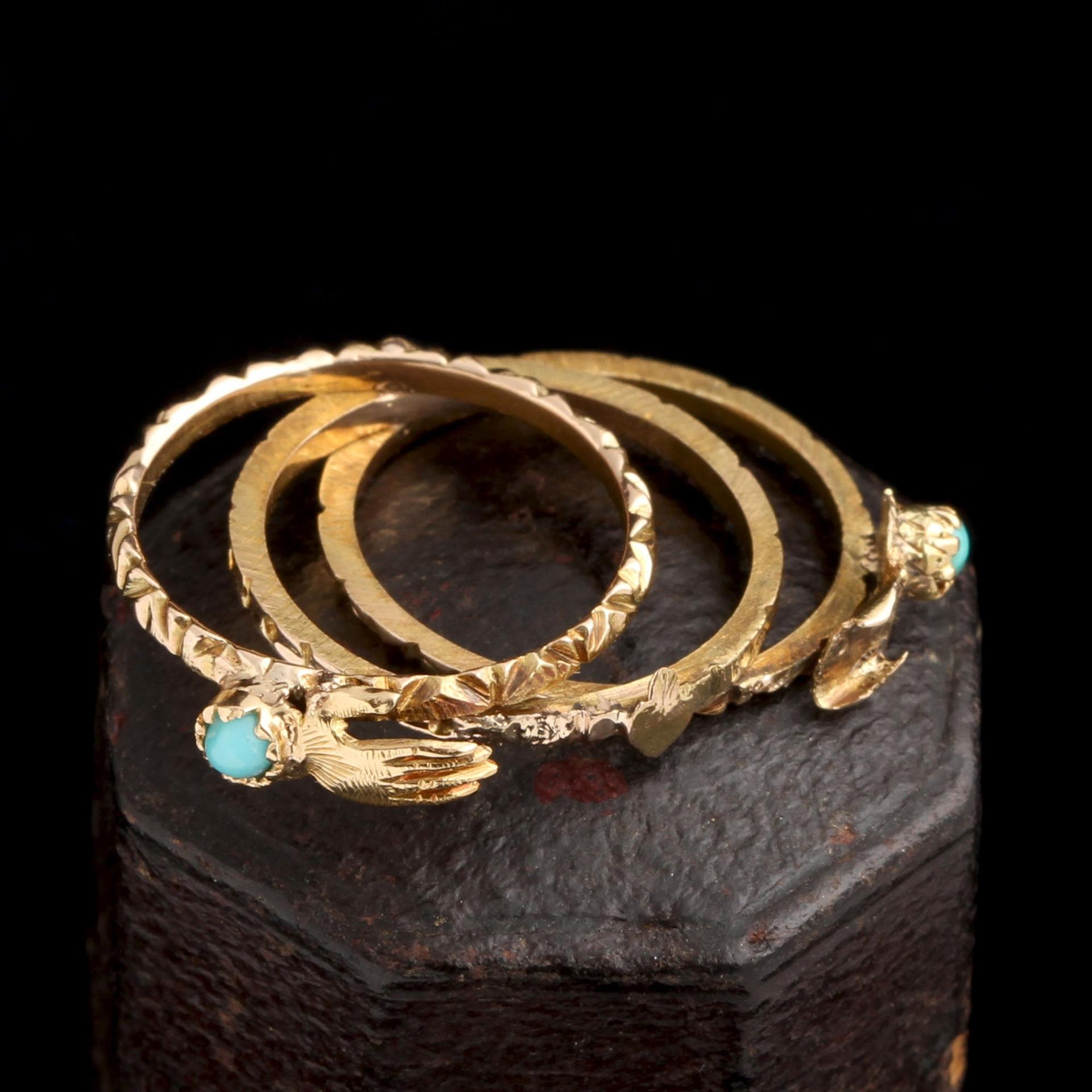 Georgian Fede Gimmel Ring — Erica Weiner