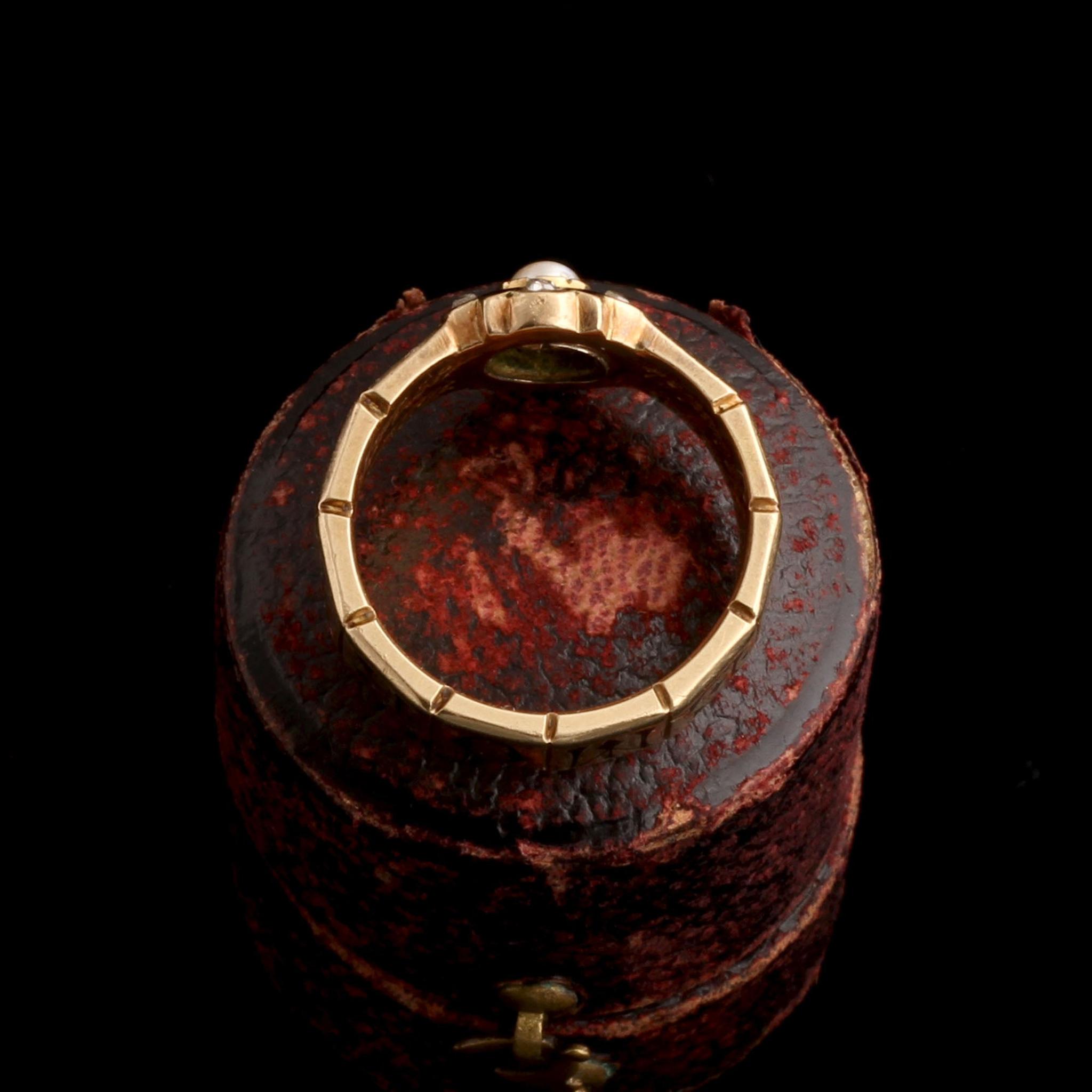 Victorian William & Rebecca Perrott Mourning Ring — Erica Weiner