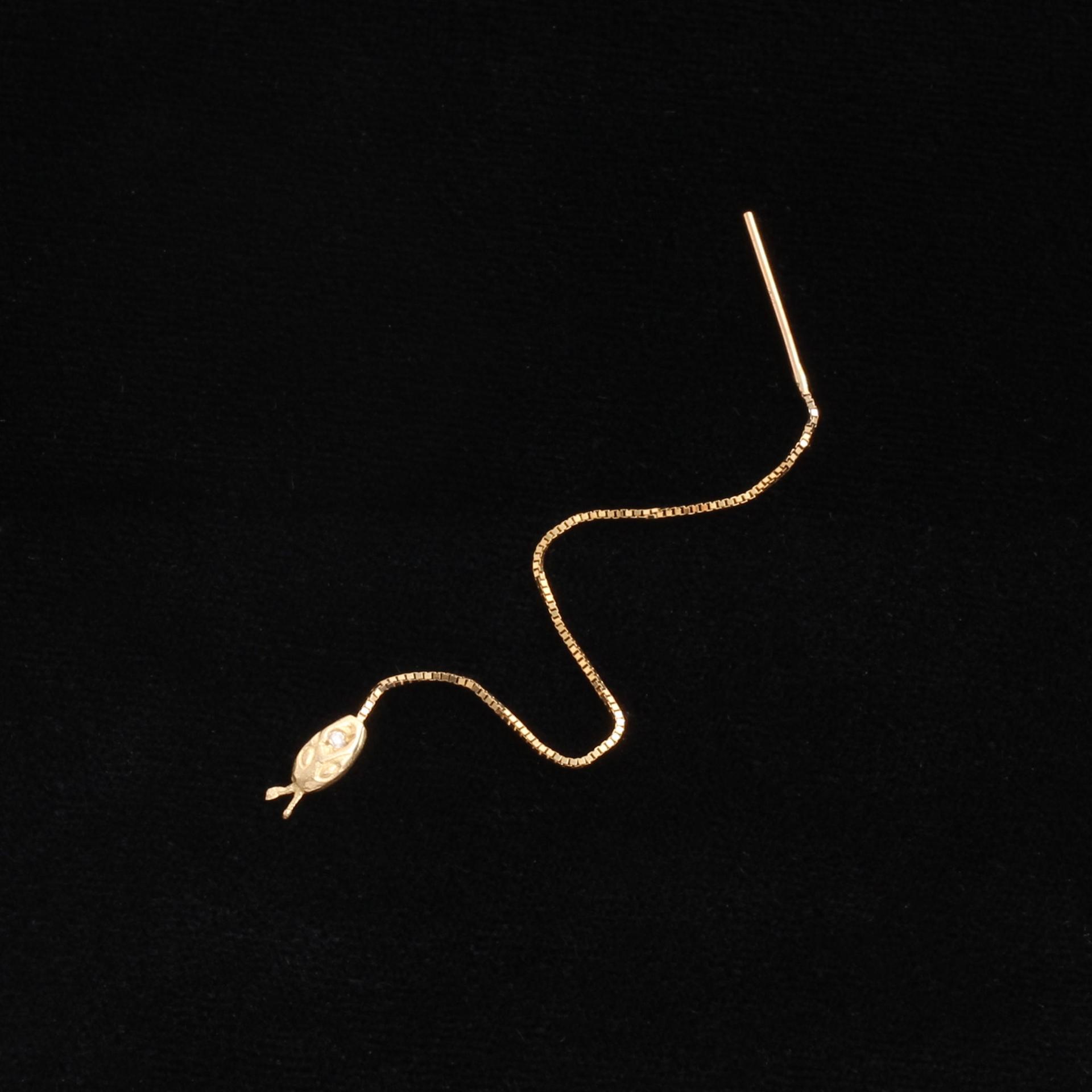 Snake Threader (14k Yellow Gold) — Erica Weiner