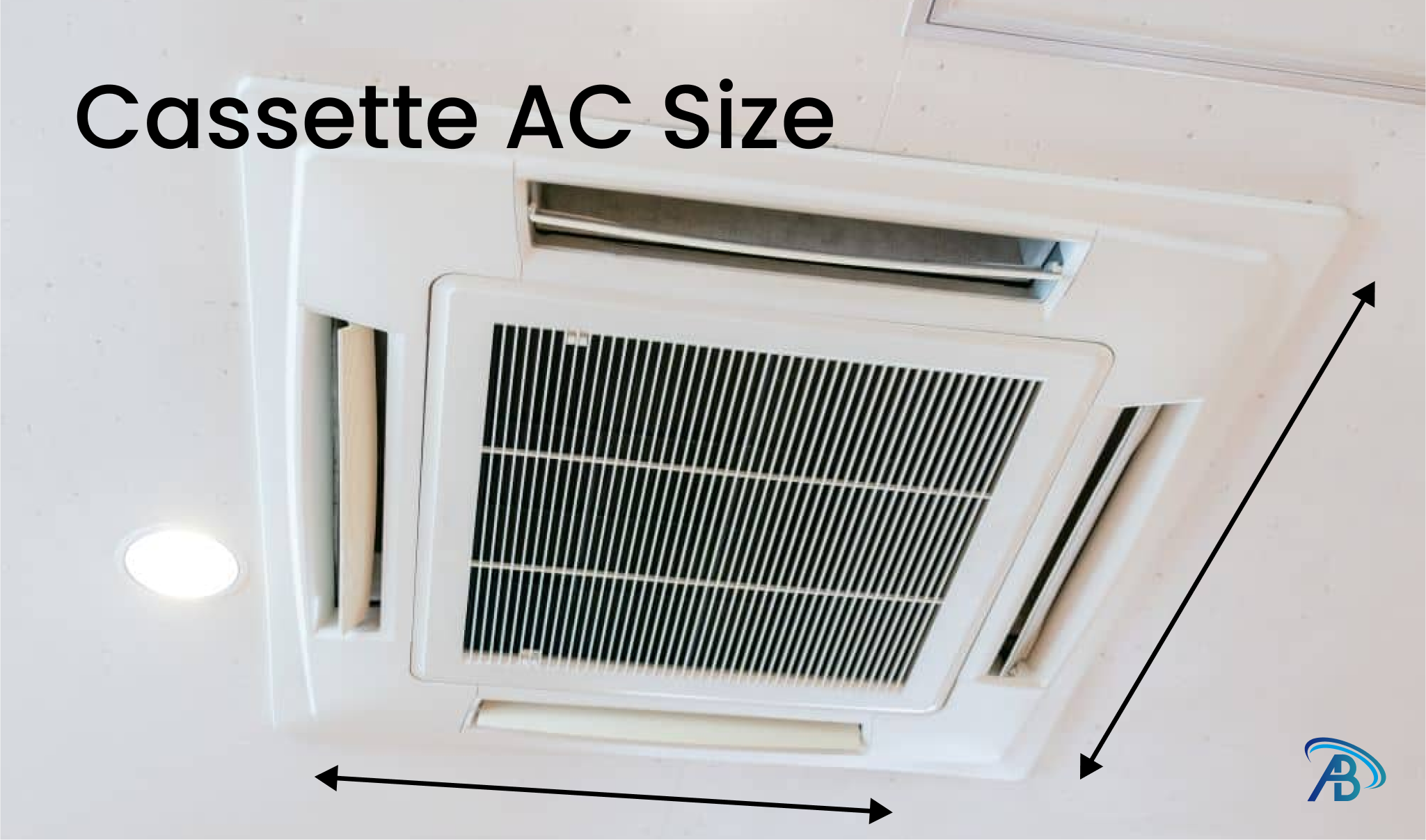 2 ton cassette ac size store