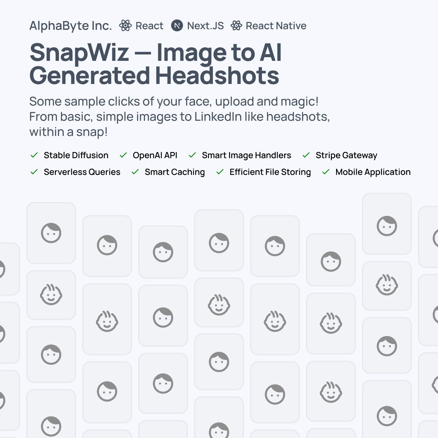 SnapWiz — Image to AI Generated Headshots