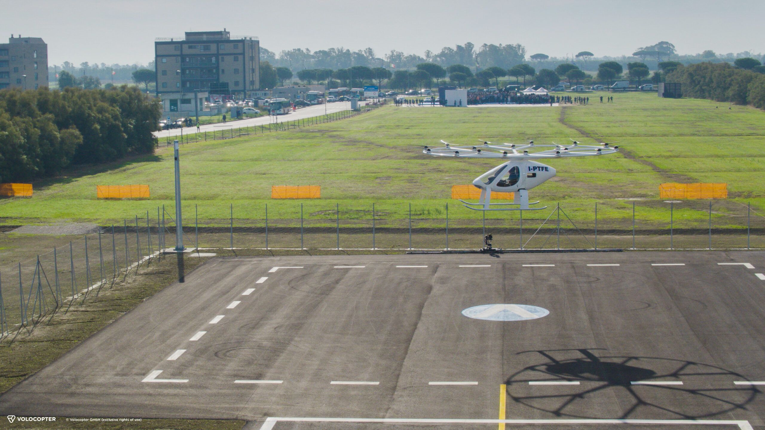 Italy's First Vertiport Deployed at Fiumicino Airport - Volocopter