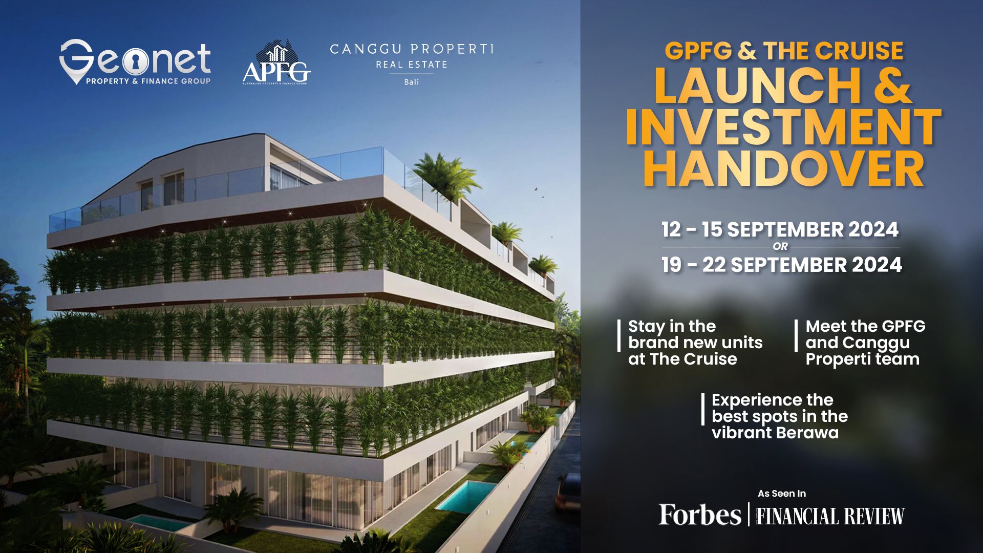 Exclusive Launch Event: Welcome to The Cruise by Canggu Properti!