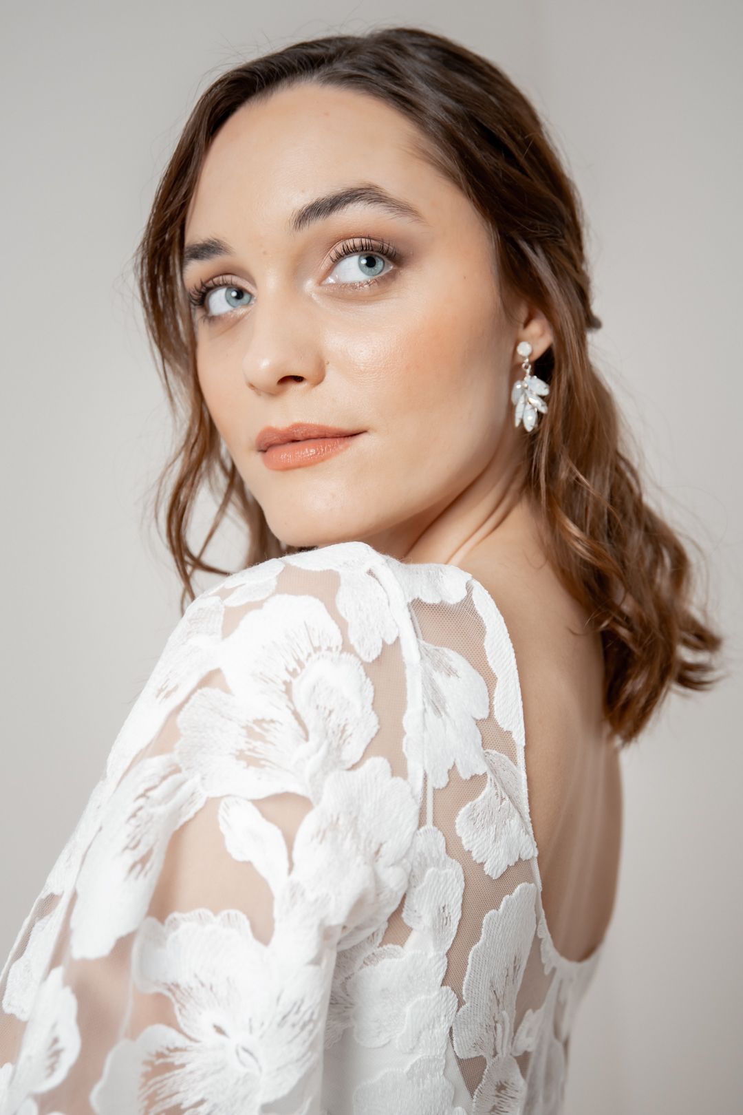 Earrings for wedding dress store