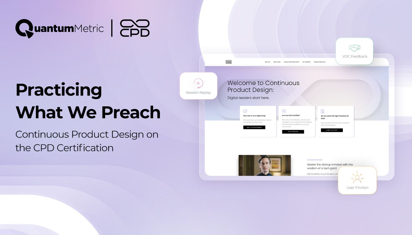 Continuous Product Design Certifications | Quantum Metric