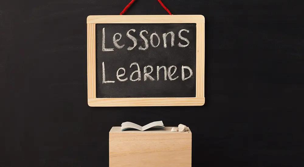 A Year of Many Lessons