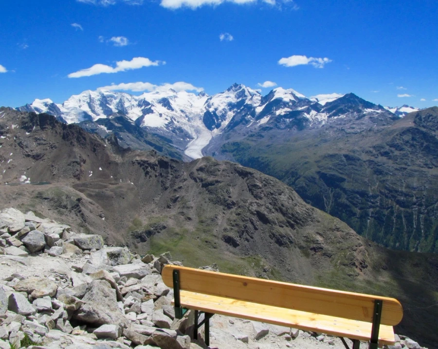 Sitzbänke Val Languard