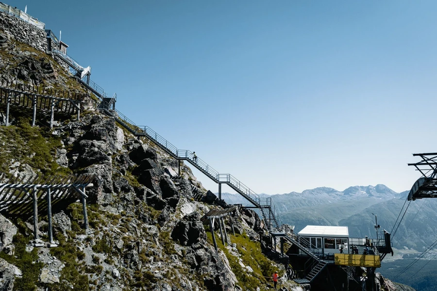 St.Moritz Running Festival, Free Fall Vertical, 6.6 km and 1069 hm ...