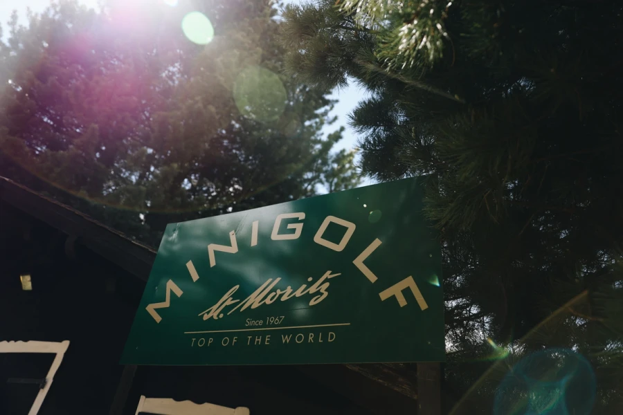 Mini golf in St. Moritz Bad