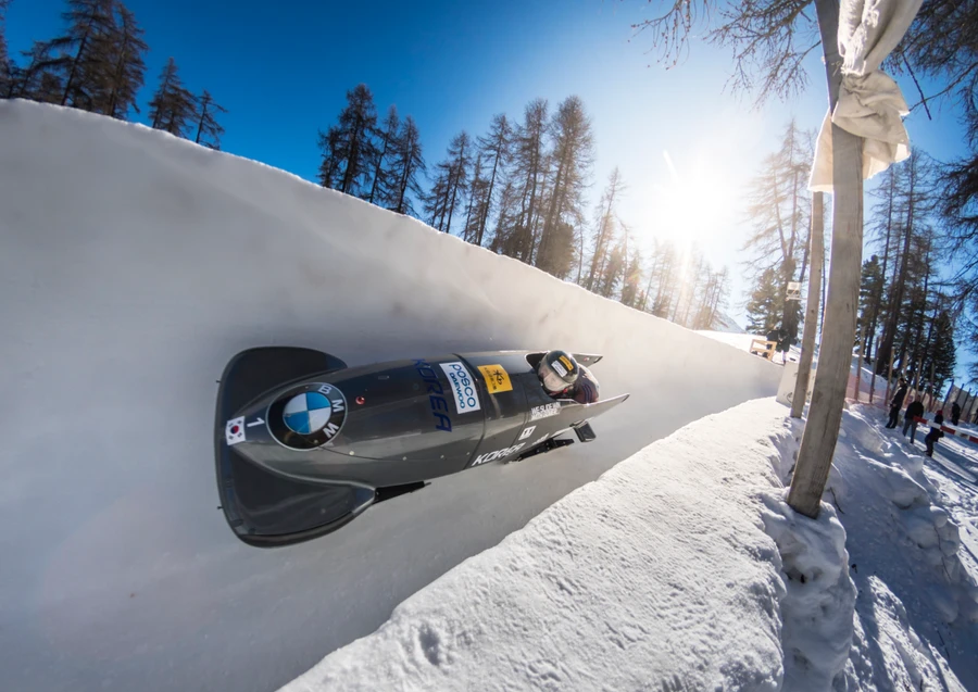 The St. Moritz-Celerina Olympic Bob Run is located at 1,800 m above sea ...