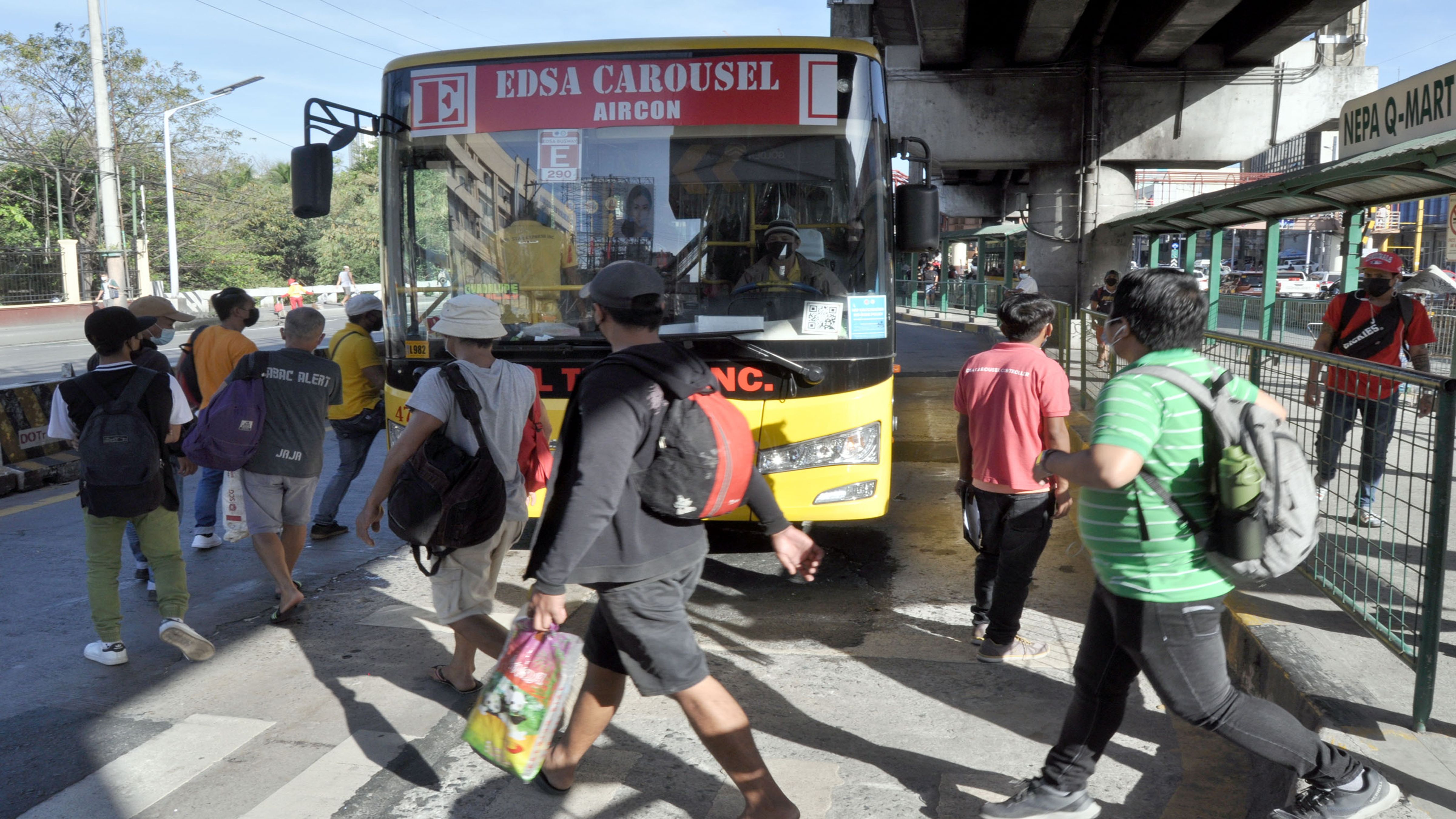 BUSES AT FULL CAPACITY AGAIN