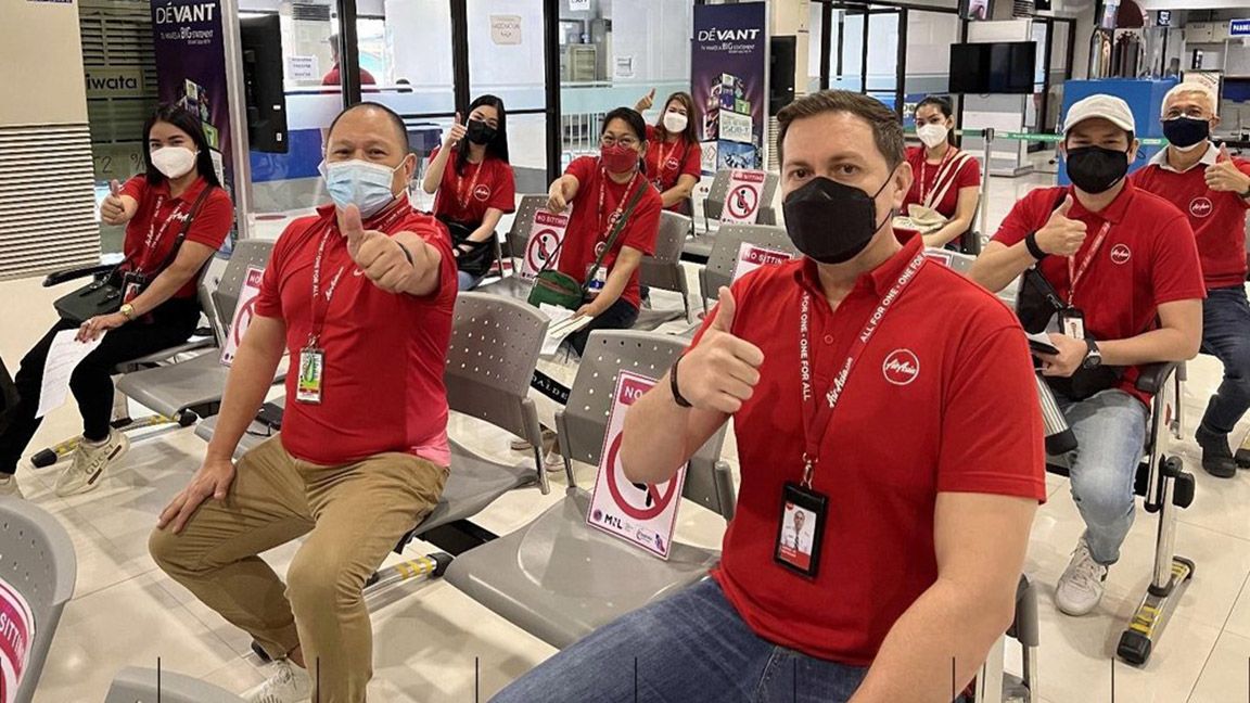 AirAsia PH employees get booster shots