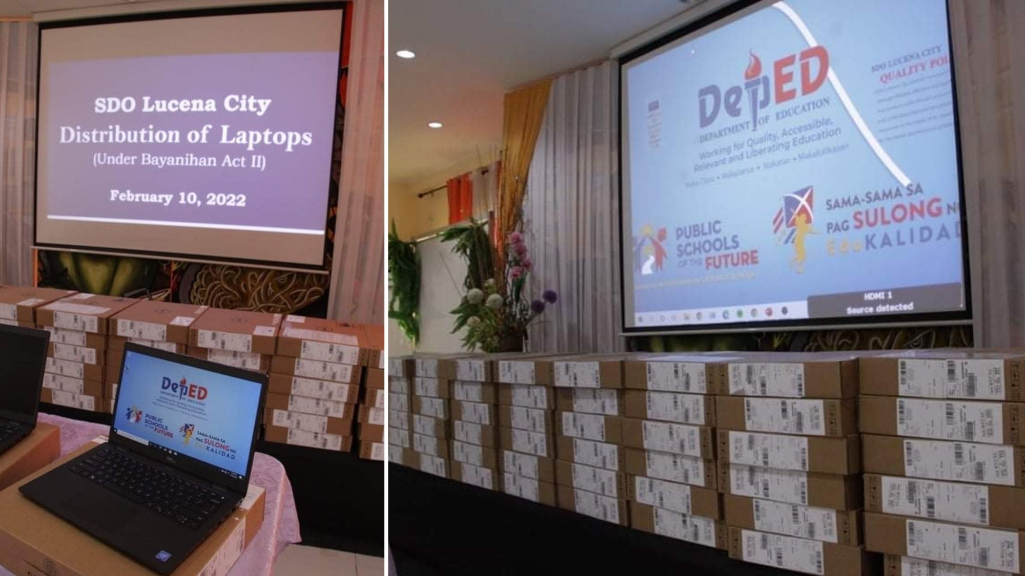Mga guro sa Lucena, pinagkalooban ng laptop Mga guro sa Lucena, pinagkalooban ng laptop