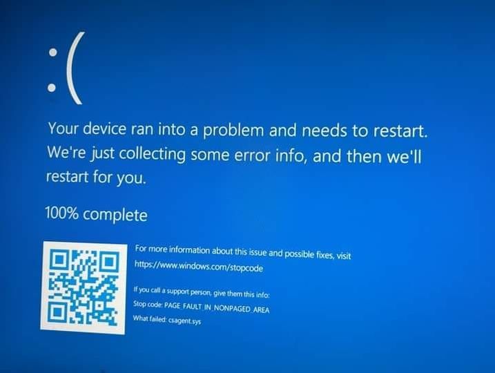 Local airlines affected by Friday's BSOD