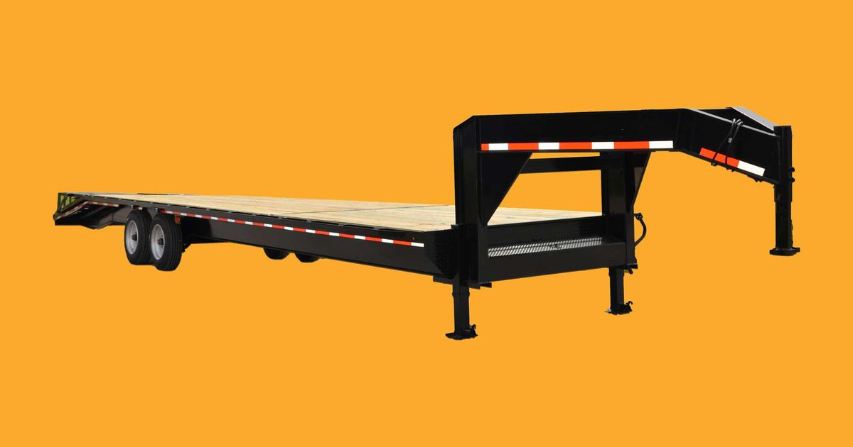 How to Distribute Weight and Secure a Load on a Gooseneck Trailer | Big ...