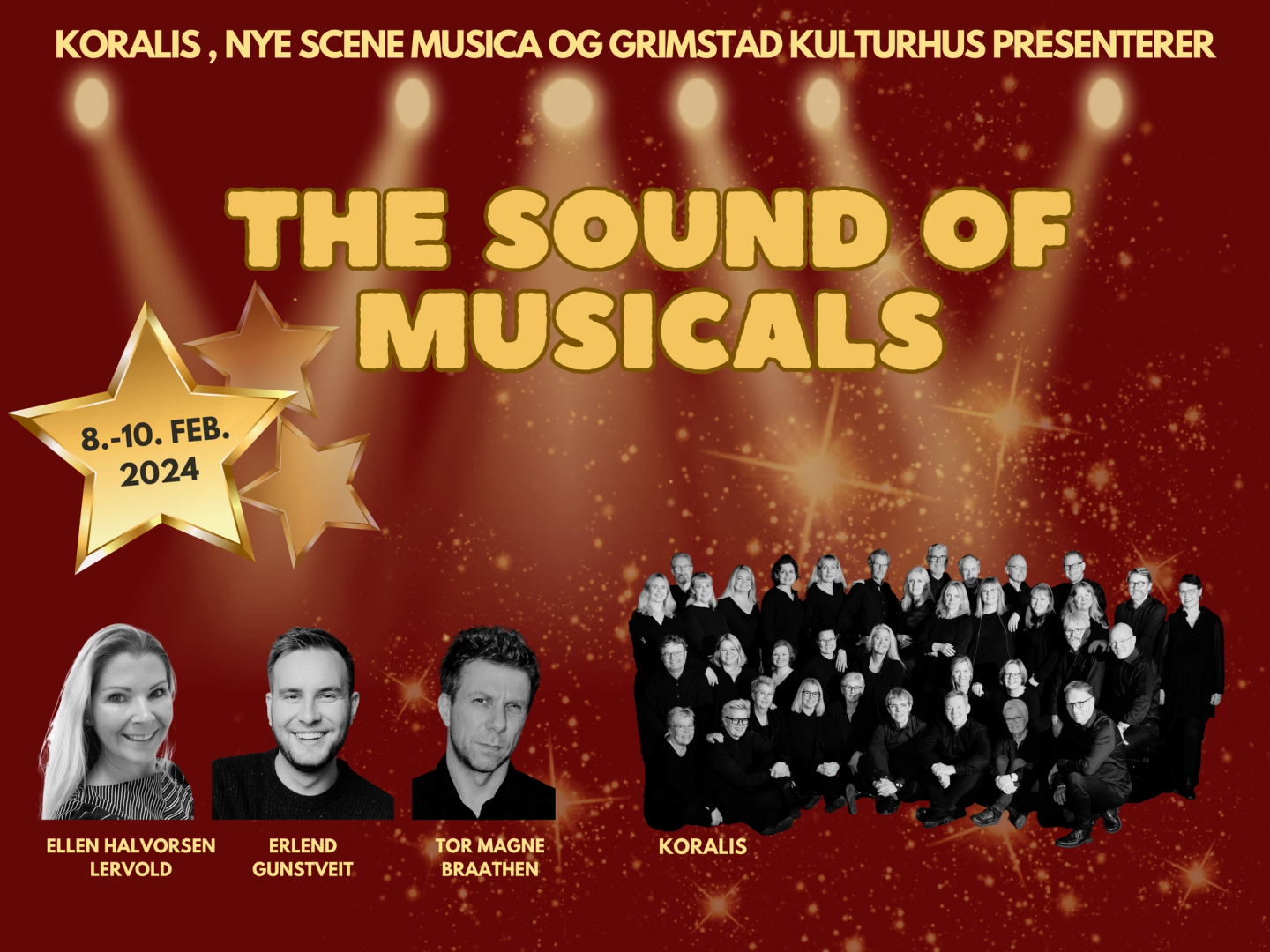 The Sound of Musicals Koralis, solister og band - Grimstad kulturhus