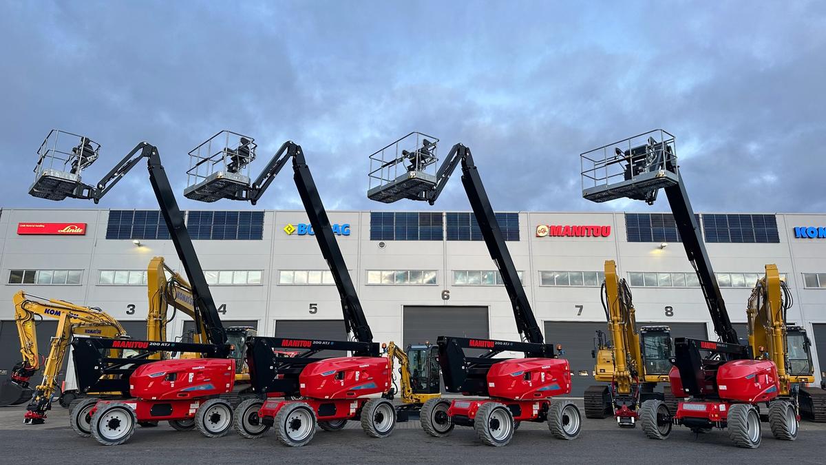 Seks nye Manitou lifter levert til oppdrettsprosjekt og klare for ...