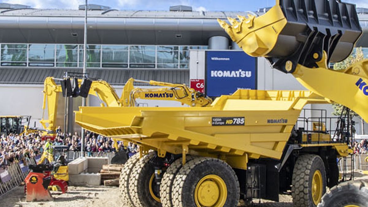 Komatsu på bauma 2025 | Hesselberg