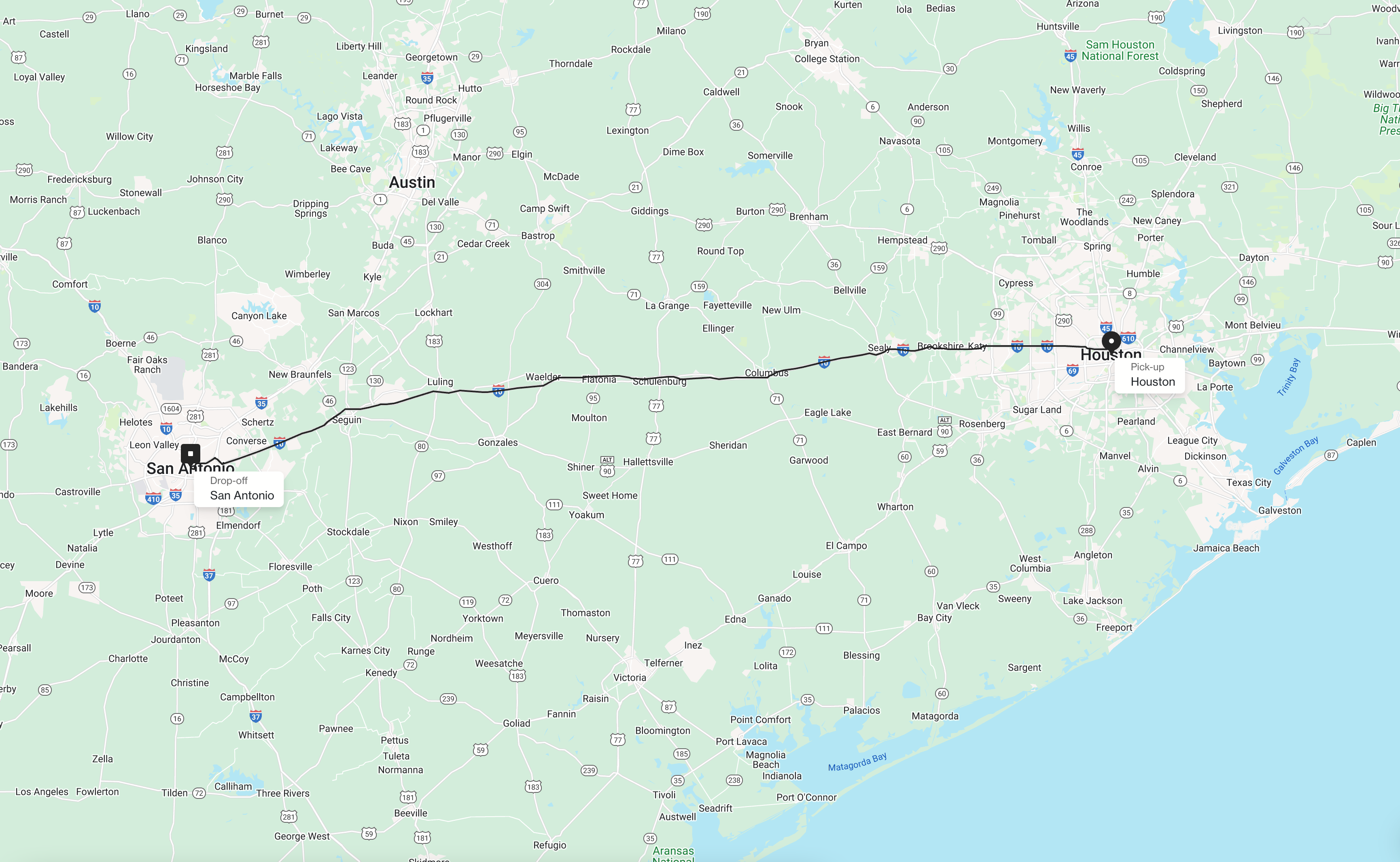 Houston to San Antonio Rideshare | Uber Car Service - Hitch