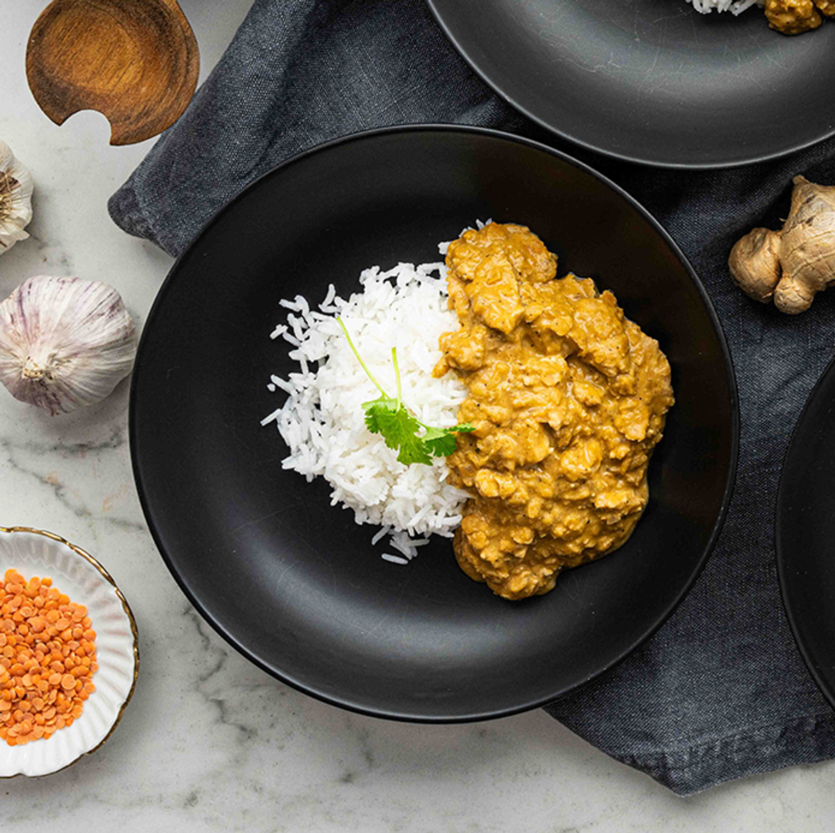 India kana-läätsede hautis riisiga | Yummy