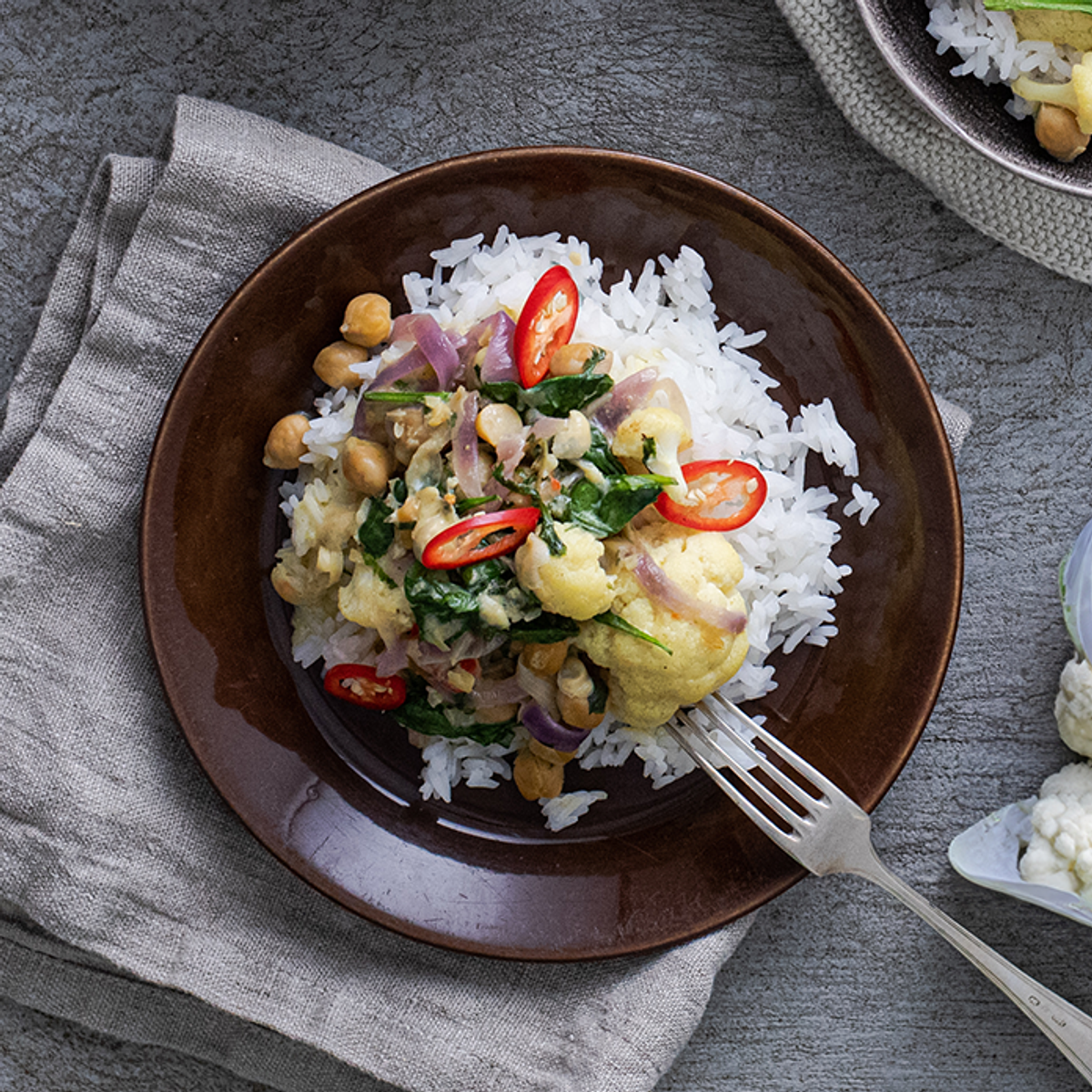 Idamaine lillkapsa karri riisiga | Yummy
