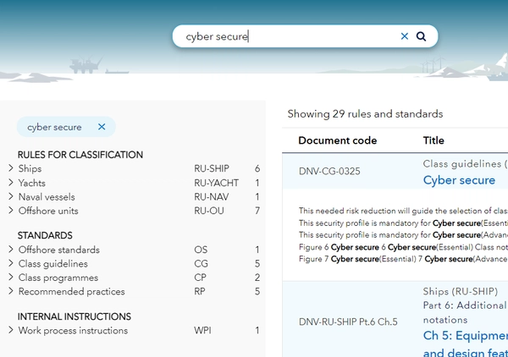Rules and Standards Explorer | Veracity by DNV